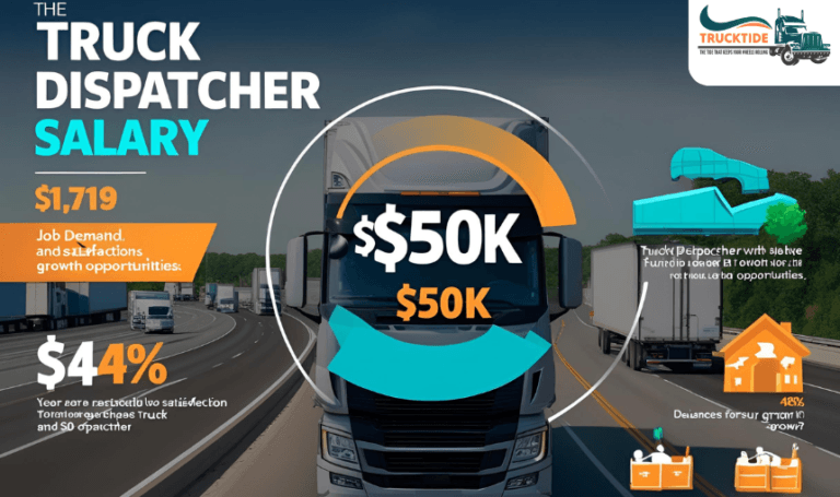 Salary of A Truck Dispatcher, averaging around $50K, a reward in high-demand career. - trucktide.com